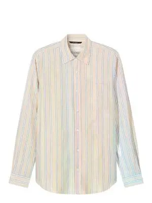 Closed Striped Shirt - Neutrals