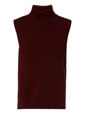 JIL SANDER Jil Sander Wool Turtleneck Sweater Vest