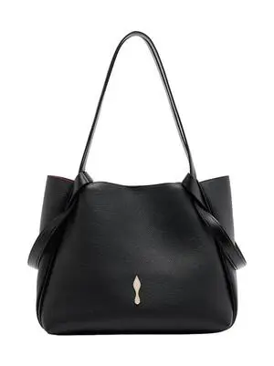 CHRISTIAN LOUBOUTIN Bettina Small Leather Tote Bag - Black