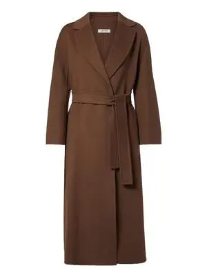 Max Mara Wool Wrap Coat - Brown
