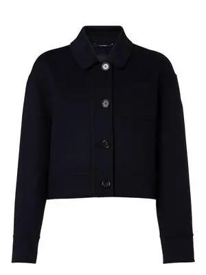Max Mara Virgin Wool Jacket - Blue