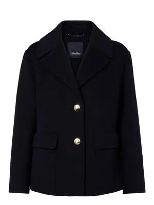 Max Mara Virgin Wool Jacket - Blue