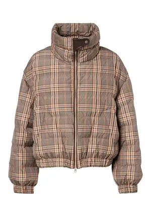 Brunello Cucinelli Checked Down Jacket - Multicoloured