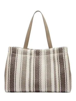 Brunello Cucinelli Monili Medium Tote Bag - Grey