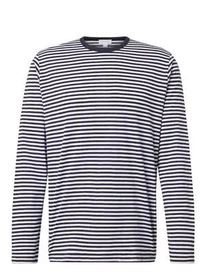 Sunspel Striped Cotton T-shirt - Multicoloured