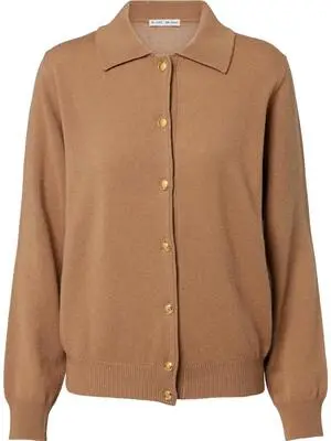 BLAZÉ MILANO Highland Wool And Cashmere Cardigan - Brown