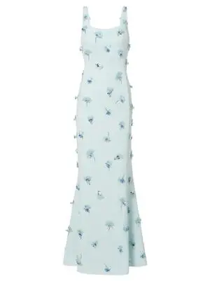 Simkhai Briella Embellished Gown - Blue