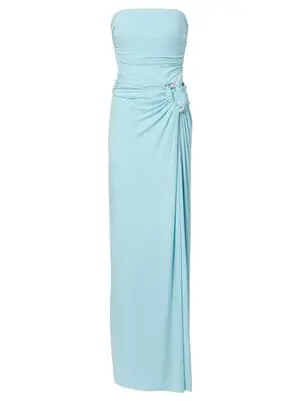 Simkhai Simkhai Emma Gathered Bustier Gown Blue
