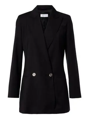 Max Mara Virgin Wool Blazer - Black
