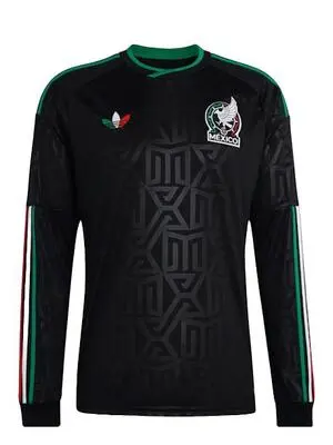 Adidas Mexico 26 Third Long Sleeve Jersey - Black