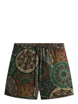 Kith Printed Collins Swim Shorts - Stadium