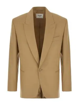 Saint Laurent Single-breasted Blazer - Multicolor