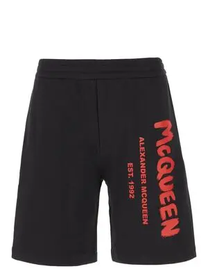 Alexander McQueen Logo Detail Shorts - Multicolor
