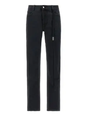 ANN DEMEULEMEESTER ANN DEMEULEMEESTER Straight Leg Jeans With Belt Detail