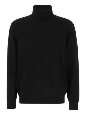 Etro Black High Neck Knitwear - Multicolor