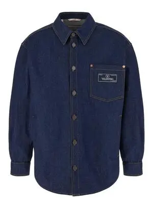 Valentino Garavani VALENTINO GARAVANI Denim Shirt Jacket Multicolor