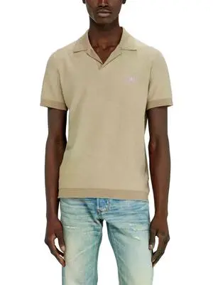 DIESEL® Embroidered Detail T-shirt - Neutrals