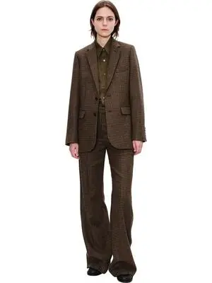 A.p.c. Annie" Houndstooth Blazer - Hazelnut