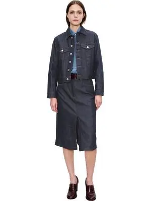 A.p.c. A.P.C. "Guitar And Dagger" Denim Jacket Dark Indigo