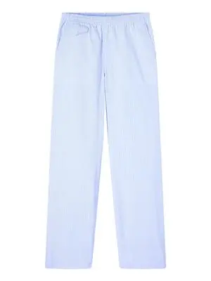 A.p.c. Louise Striped Loose Fit Trousers - Blue