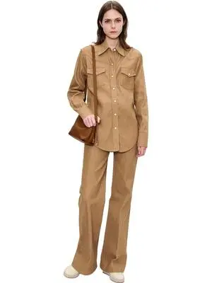 A.p.c. Western Shirt - Chestnut