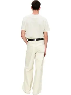 A.p.c. Clyde Light Wash Wide Leg Jeans - Bleached Out