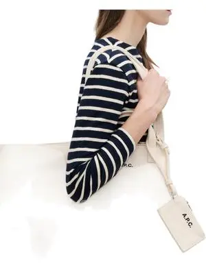 A.p.c. Le Drummer" Toile Tote Bag - Ecru