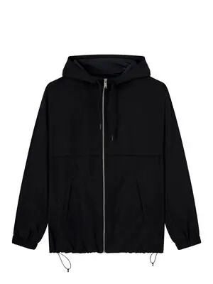 A.p.c. Iggy Hooded Windbreaker - Black