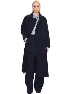 A.p.c. Trench Coat - Dark Navy Blue