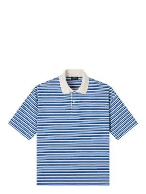 A.p.c. Ruben Polo Shirt Tic - Blue / Black