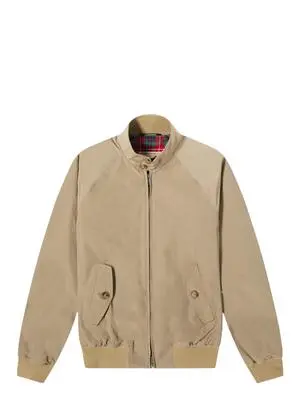 BARACUTA High Neck Bomber Jacket - Nude