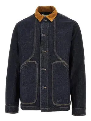 FORET Berry' Deni Overshirt An - Blue