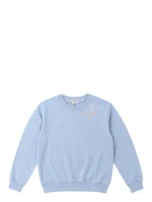 LoveShackFancy New Jersey" Embroidered Sweatshirt - Blue