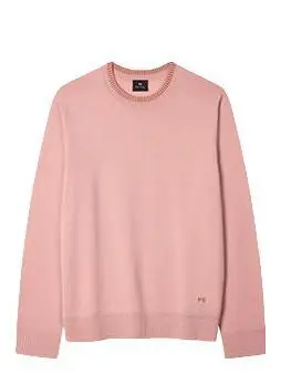 PAUL SMITH PS Paul Smith Contrast-Collar Merino Wool Sweater