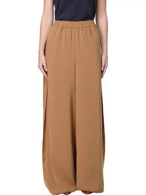 Max Mara Wide-leg Crêpe Trousers - Brown