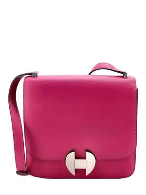 Hermès 20 02 Shoulder Bag Evercolor - Pink