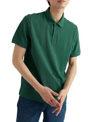 SEASALT CORNWALL Balefire Polo Shirt - Ruscus Leaf