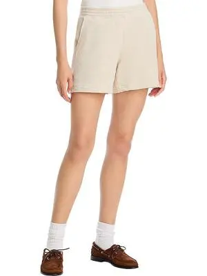 PERFECTWHITETEE Bari French Terry Shorts - Oatmeal