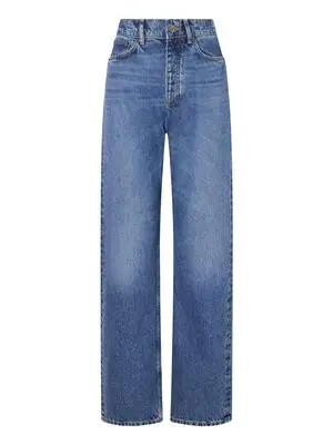 SKALL SKALL Sharon Mid-Rise Straight-Leg Jeans