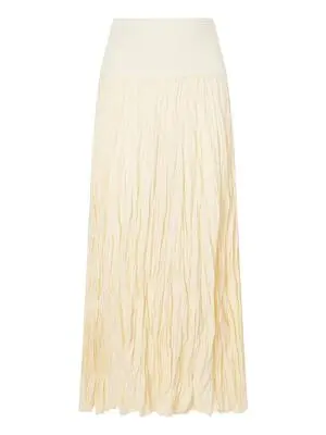 Johanna Ortiz Light And Sound Pleated Maxi Skirt - Neutrals