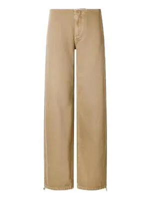 Still Here Sport Low-rise Straight-leg Jeans - Brown