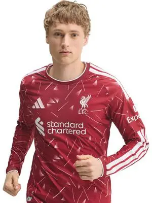 Adidas Liverpool Fc 26/27 Authentic Long Sleeve Jersey - Active Maroon