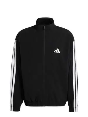 Adidas 3 Stripes Woven Regular Fit Track Top S Black