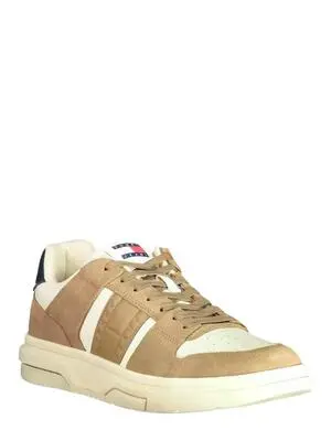 Tommy Hilfiger Suede Panel Low-top Sneakers - Neutrals