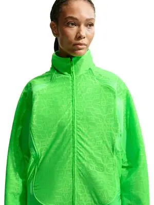 Nike Oversized Lace Track Jacket - Green
