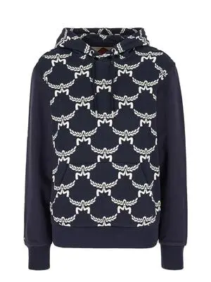 Mcm Monogrammed Hoodie - Multicolor