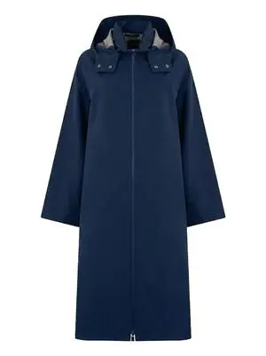 Herno Long Trench Coat - Blue