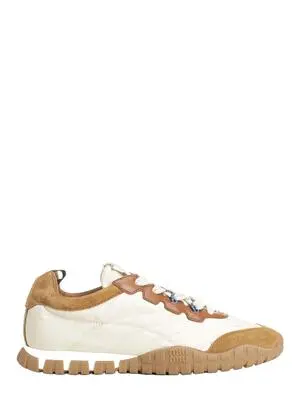 Miu Miu Miu Miu "Tyre" Technical Fabric And Suede Sneakers Multicolor