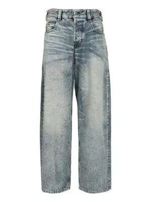 DIESEL® D-enim Medium Waist Relaxed Jeans - Blue