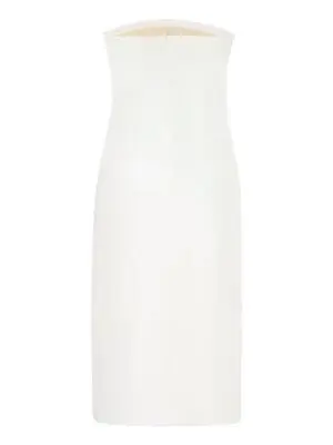 Adam Lippes Carina Strapless Tunic - Neutrals